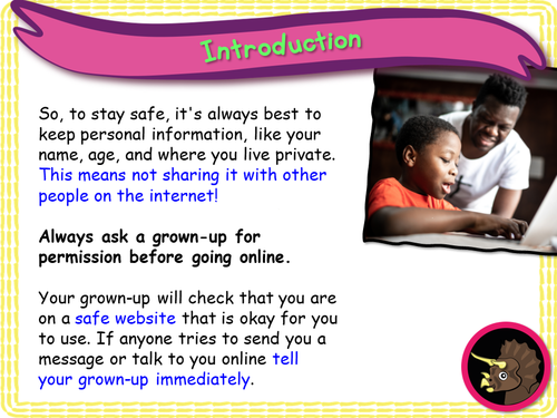 Online Internet Safety - EYFS PSHE | Teaching Resources