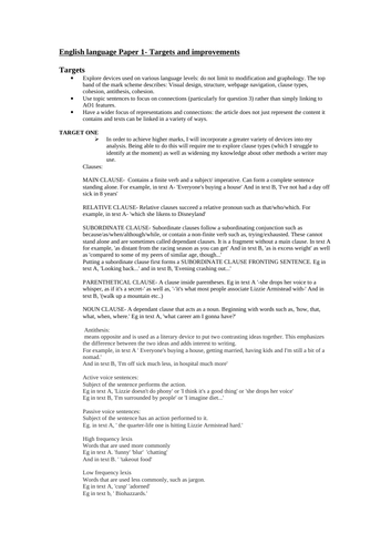 A* English Language A Level Paper One notes and essays | Teaching Resources