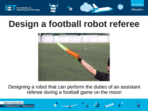 Design a football robot referee | Teaching Resources