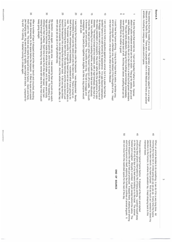 AQA GCSE English Language Paper 1 Life of Pi Hyena Creative reading ...