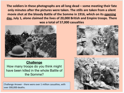 History: WW1 Trench Warfare (Full Lesson & Worksheets) | Teaching Resources