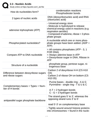 OCR a level Biology - Mod 2 flashcards | Teaching Resources