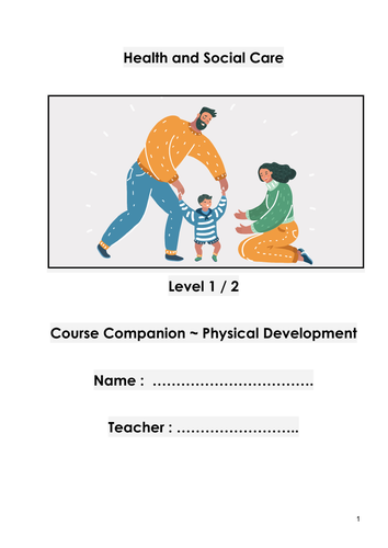 EDUQAS HEALTH & SOCIAL CARE LEVEL 1 /2 | Teaching Resources