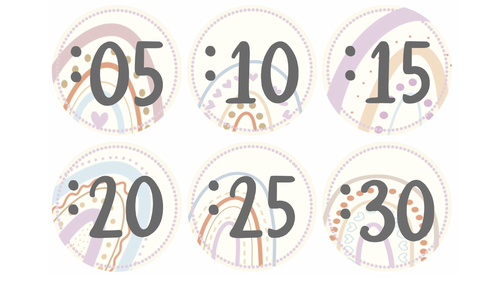 Boho rainbow and sunshine classroom decor display pack | Teaching Resources