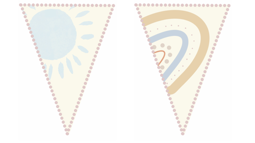 Boho rainbow and sunshine classroom decor display pack | Teaching Resources