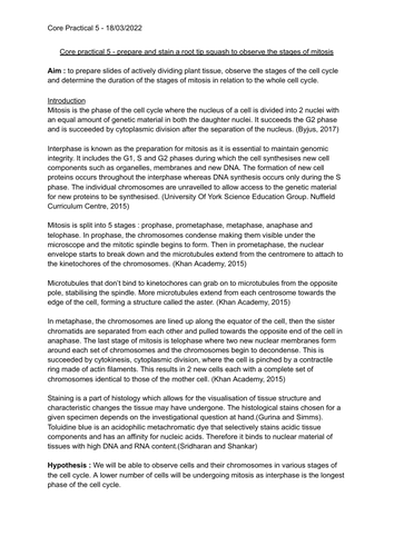 CORE PRACTICAL WRITE UPS edexcel biology | Teaching Resources