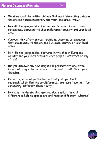Comparing Spain and the UK: Outstanding Geography Europe Lesson ...