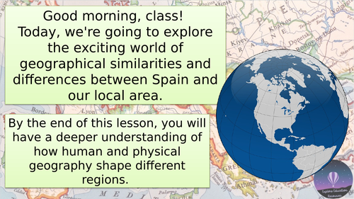 Comparing Spain and the UK: Outstanding Geography Europe Lesson ...