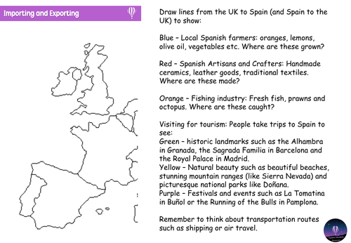 Comparing Spain and the UK: Outstanding Geography Europe Lesson ...