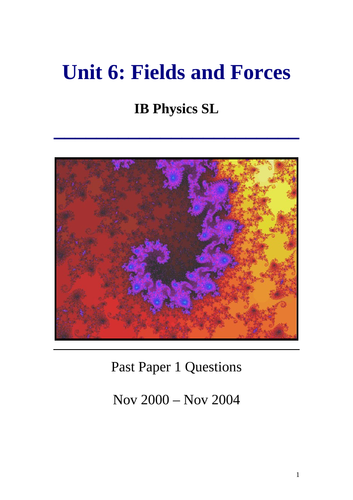 IB DP Physics past paper questions Nov 2000 to Nov 2004 | Teaching ...