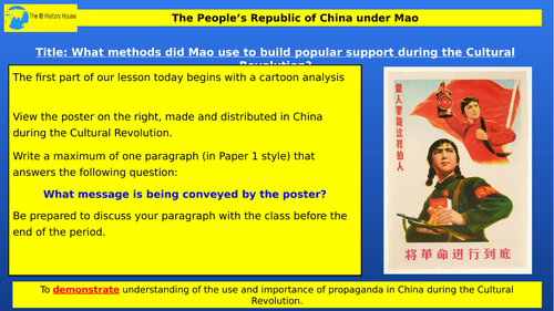 IB History - The Cultural Revolution | Teaching Resources