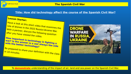 IB History - The Course of the Spanish Civil War | Teaching Resources
