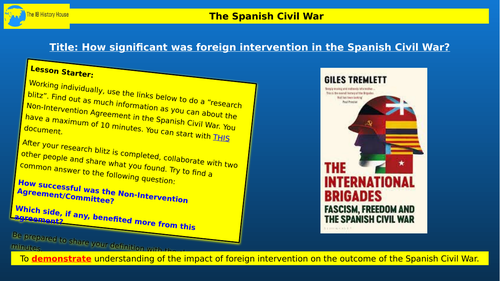 IB History - Foreign Intervention and Non-Intervention | Teaching Resources