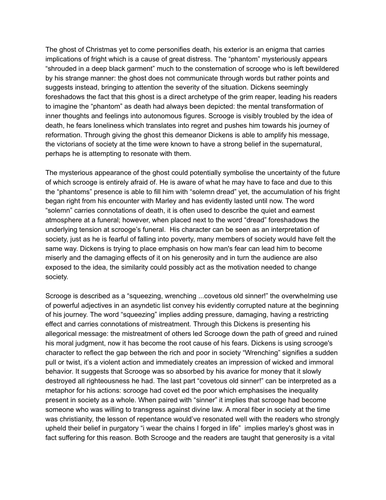 AQA GCSE Grade 9 Essay: Dickens' Portrayal of Scrooge's Fears in "A ...