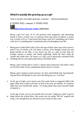 4 x Lessons on Gender for an Identity unit aimed at Year 8 | Teaching ...