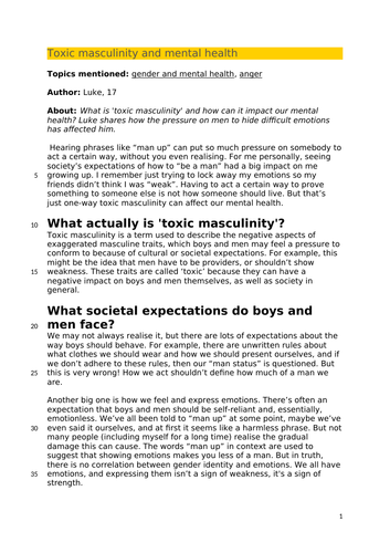 4 x Lessons on Gender for an Identity unit aimed at Year 8 | Teaching ...