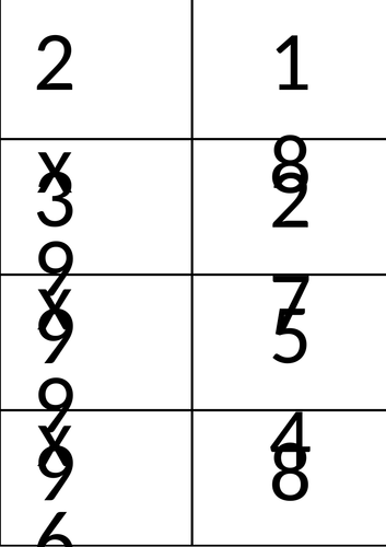 Multiplication Matching Cards Activity | Teaching Resources