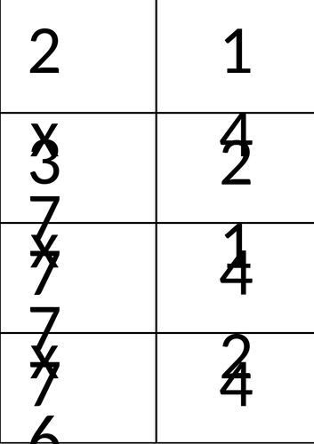 Multiplication Matching Cards Activity | Teaching Resources