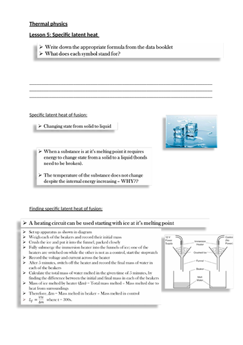 OCR A level Physics, thermal physics *COMPLETE* lesson series ...