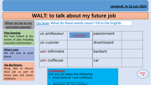 Future Job and career's plan | Teaching Resources