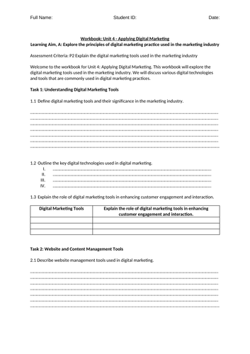 BTEC Level 3 Marketing Complete Resource Pack | Teaching Resources