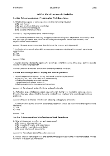 BTEC Level 3 Marketing Complete Resource Pack | Teaching Resources