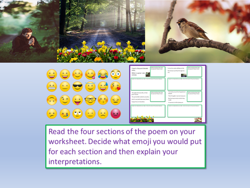 Lines Written in Early Spring | Teaching Resources