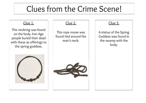 Year 7 History: The Tolland Man, An Investigation | Teaching Resources