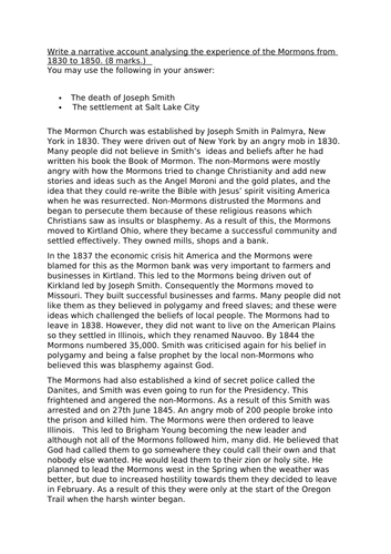 GCSE History Edexcel: The American West Unit 1 Bundle (1-10 lessons) | Teaching Resources