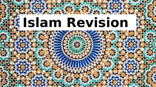 Islam Revision - Multiple Choice Question Quiz Game | Teaching Resources