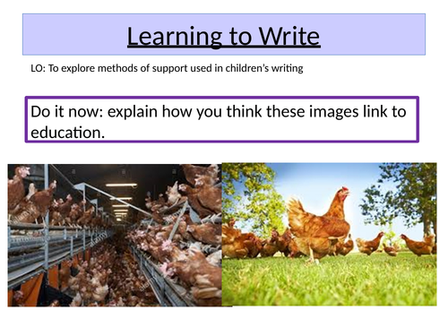 AQA A Level Child Language Acquisition - Learning to Write | Teaching ...