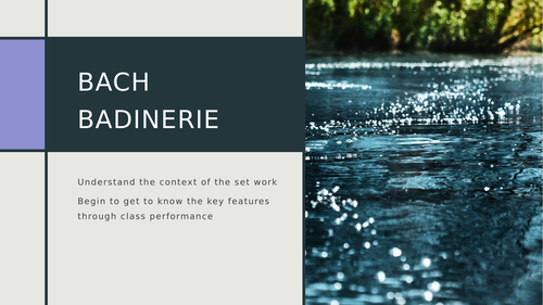 Bach Badinerie Analysis Powerpoints (Eduqas GCSE Music) | Teaching Resources
