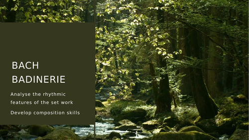 Bach Badinerie Analysis Powerpoints (Eduqas GCSE Music) | Teaching Resources