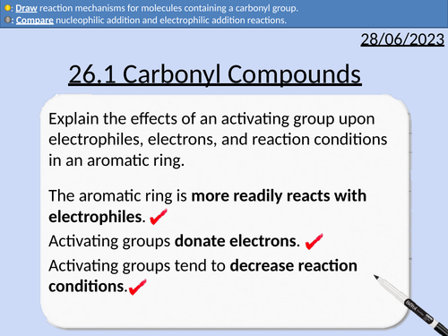 OCR A Level Chemistry: Module 6 Organic Chemistry and Analysis | Teaching Resources