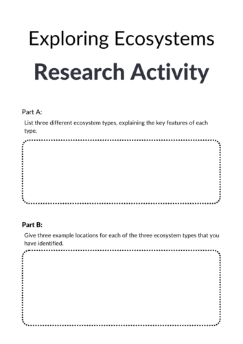 Exploring Ecosystems | Teaching Resources