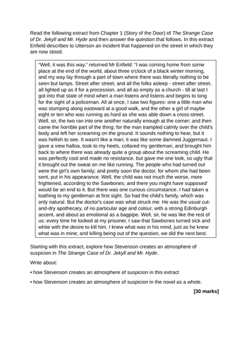 Jekyll and Hyde Recap and Exam Question Lesson | Teaching Resources