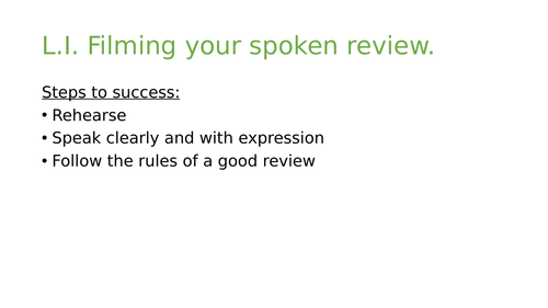 Year 5 - Writing and Spoken Reviews Unit | Teaching Resources