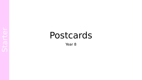 Travel Writing- Postcards Lesson | Teaching Resources