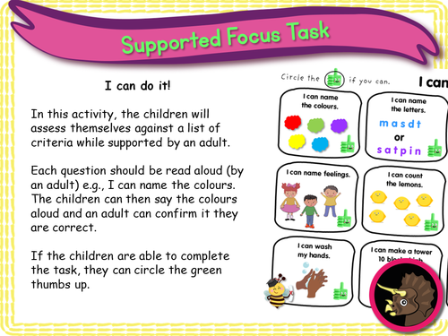 Setting Simple Goals - EYFS PSHE | Teaching Resources