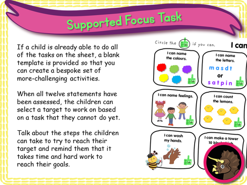 Setting Simple Goals - EYFS PSHE | Teaching Resources