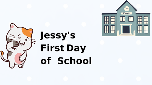 All About Me Story / Back to School/ Jessy's First Day of School ...