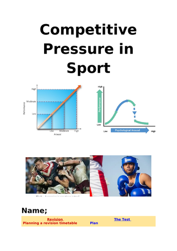 Unit 3 Applied Sport and Exercise Psychology | Teaching Resources