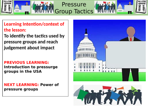 US Pressure Groups - Tactics - Methods to Influence. Inc. Iron ...