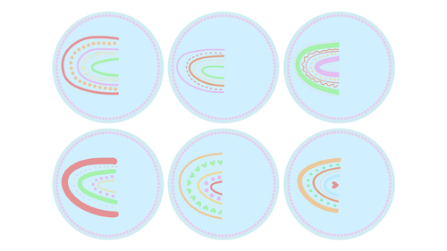 Colourful boho rainbow classroom decor display pack | Teaching Resources