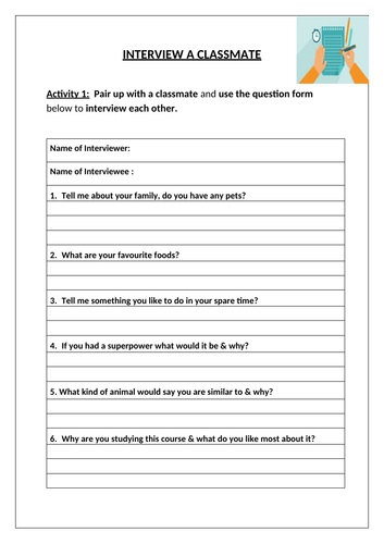 Employability, Interview Worksheets | Teaching Resources