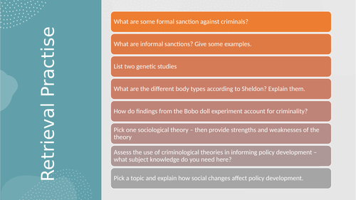 WJEC Criminology Unit 2 Power Points | Teaching Resources WJEC Criminology Unit 2 Power Points | Teaching Resources