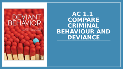 WJEC Criminology Unit 2 Power Points | Teaching Resources WJEC Criminology Unit 2 Power Points | Teaching Resources