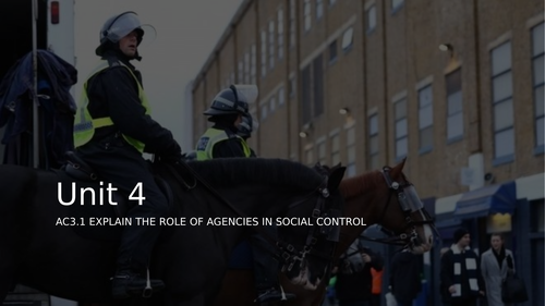 WJEC Criminology Unit 4 Power Points and Booklet | Teaching Resources