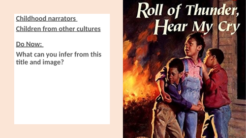 KS3 English SOW - Childhood Narrators and Protagonists | Teaching Resources