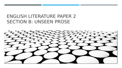 AQA A-Level English Literature - Spec A - Paper 2 Unseen Prose ...
